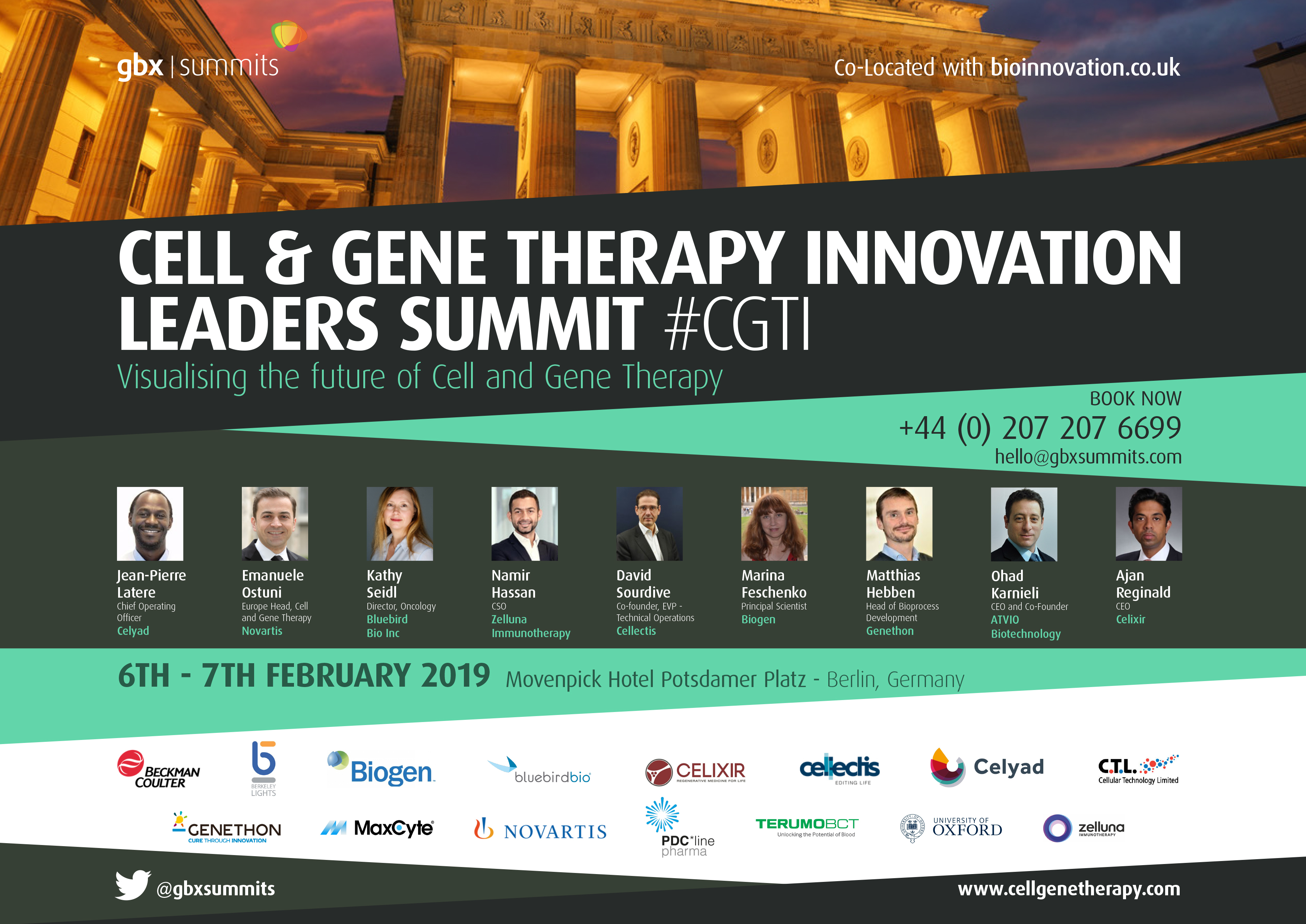 The CEO of PDC*line Pharma will be spaker in the Cell & Gene Therapy ...